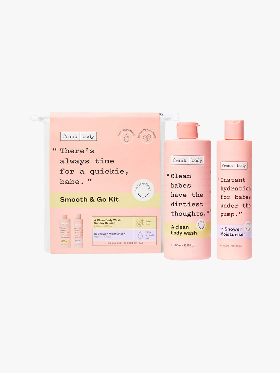 Frank Body Smooth & Go Kit | MECCA