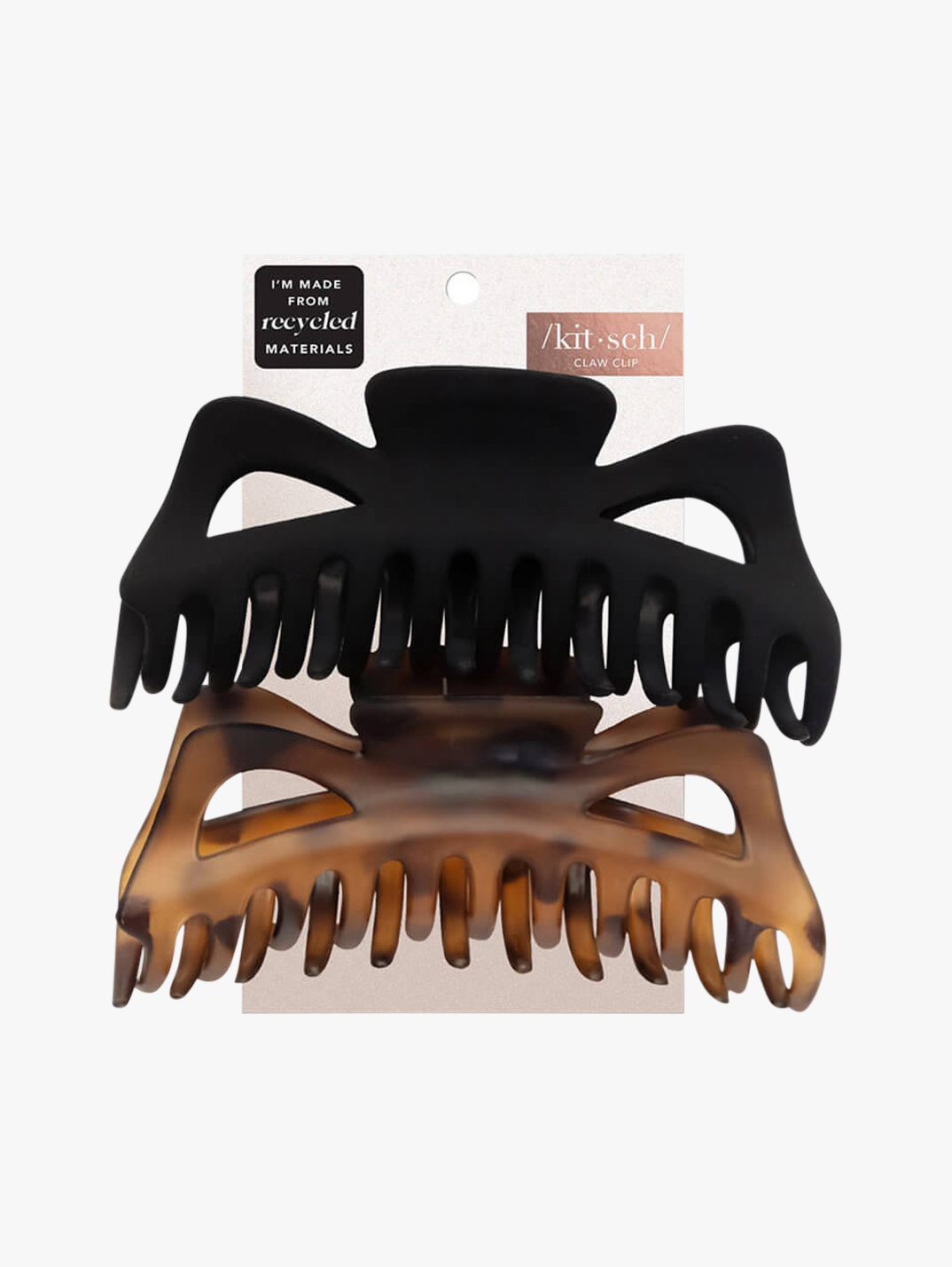 Kitsch Recycled Plastic Jumbo Classic Claw Clips 2pc 2 Piece | MECCA