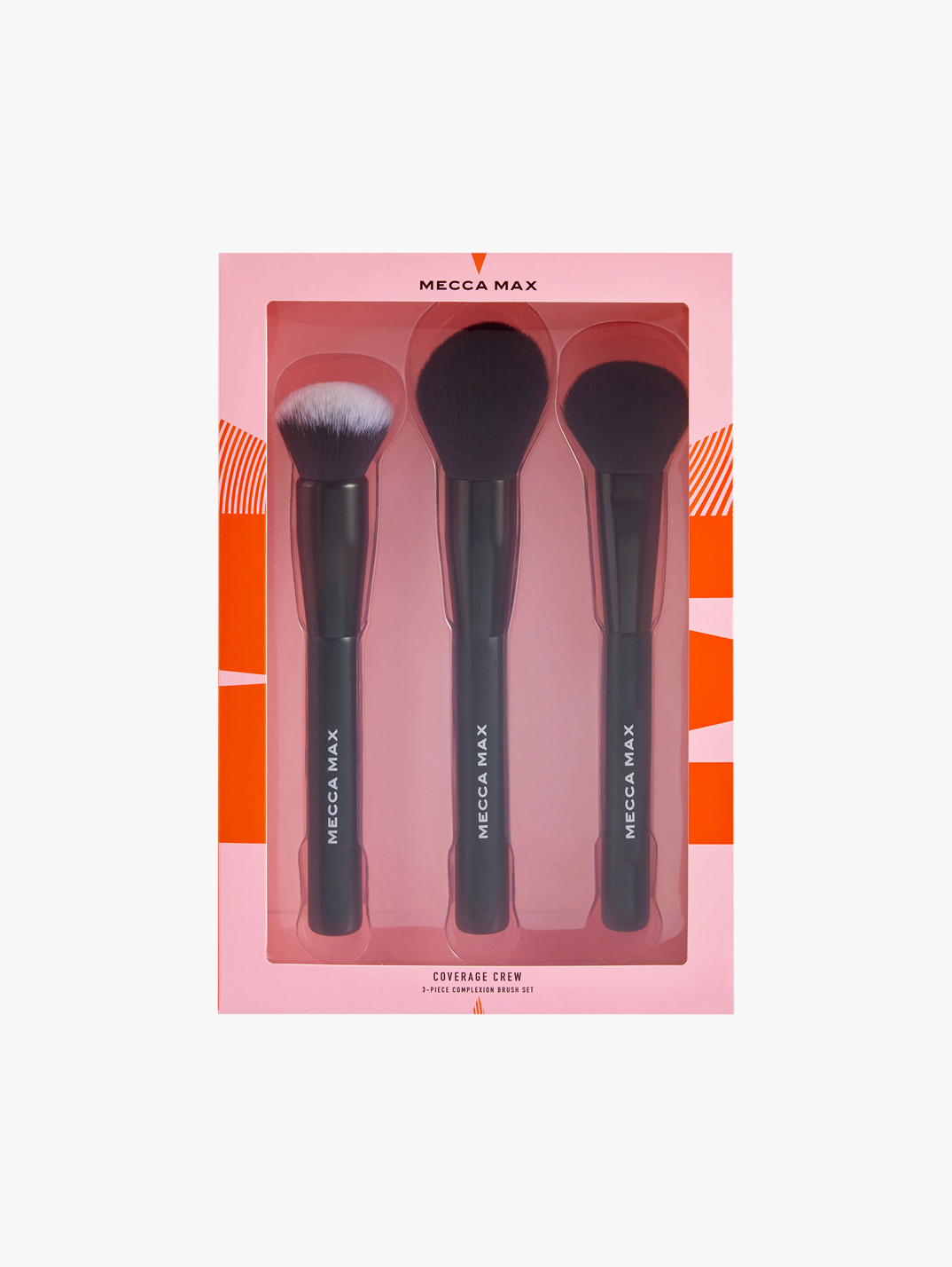 MECCA MAX Coverage Crew 3-Piece Brush Set | MECCA