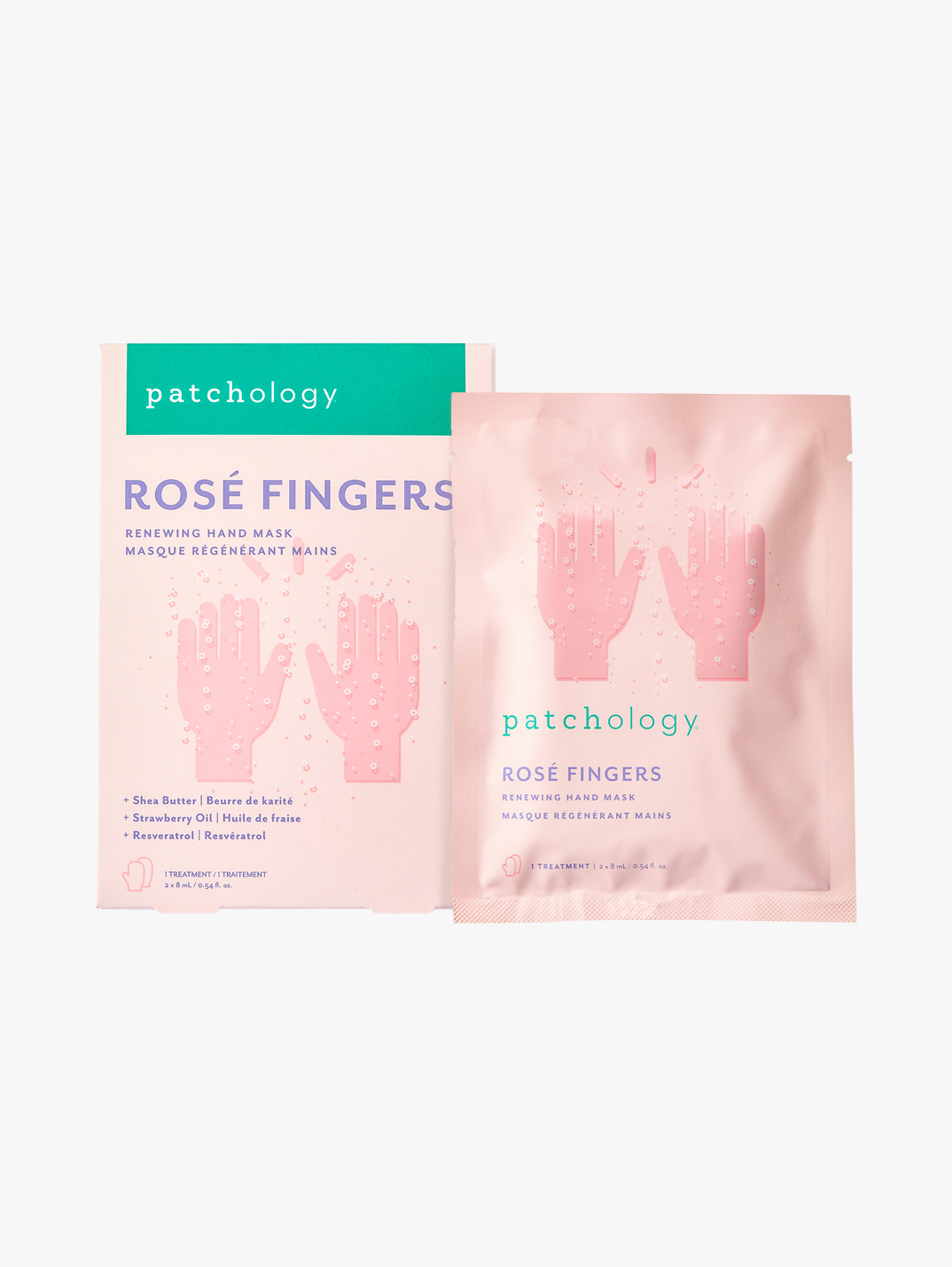 Patchology Rosé Fingers Hand Mask | MECCA