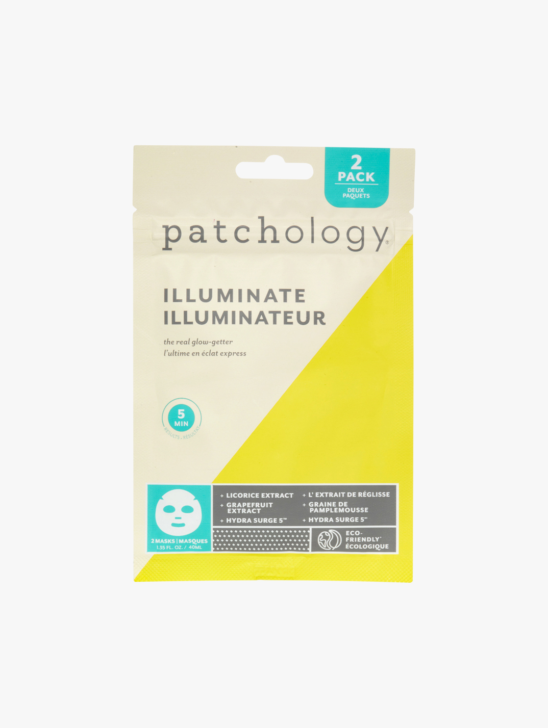 Patchology Illuminate Sheet Mask 2 Pack | MECCA