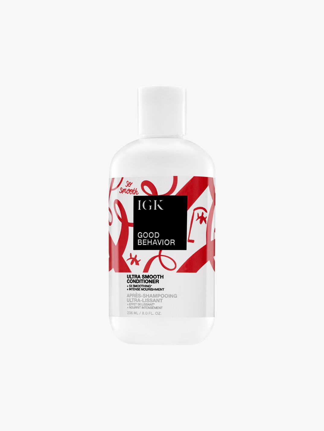 Luxe conditioner for sleek, frizz-free hair. GOOD BEHAVIOR Ultra Smooth ...