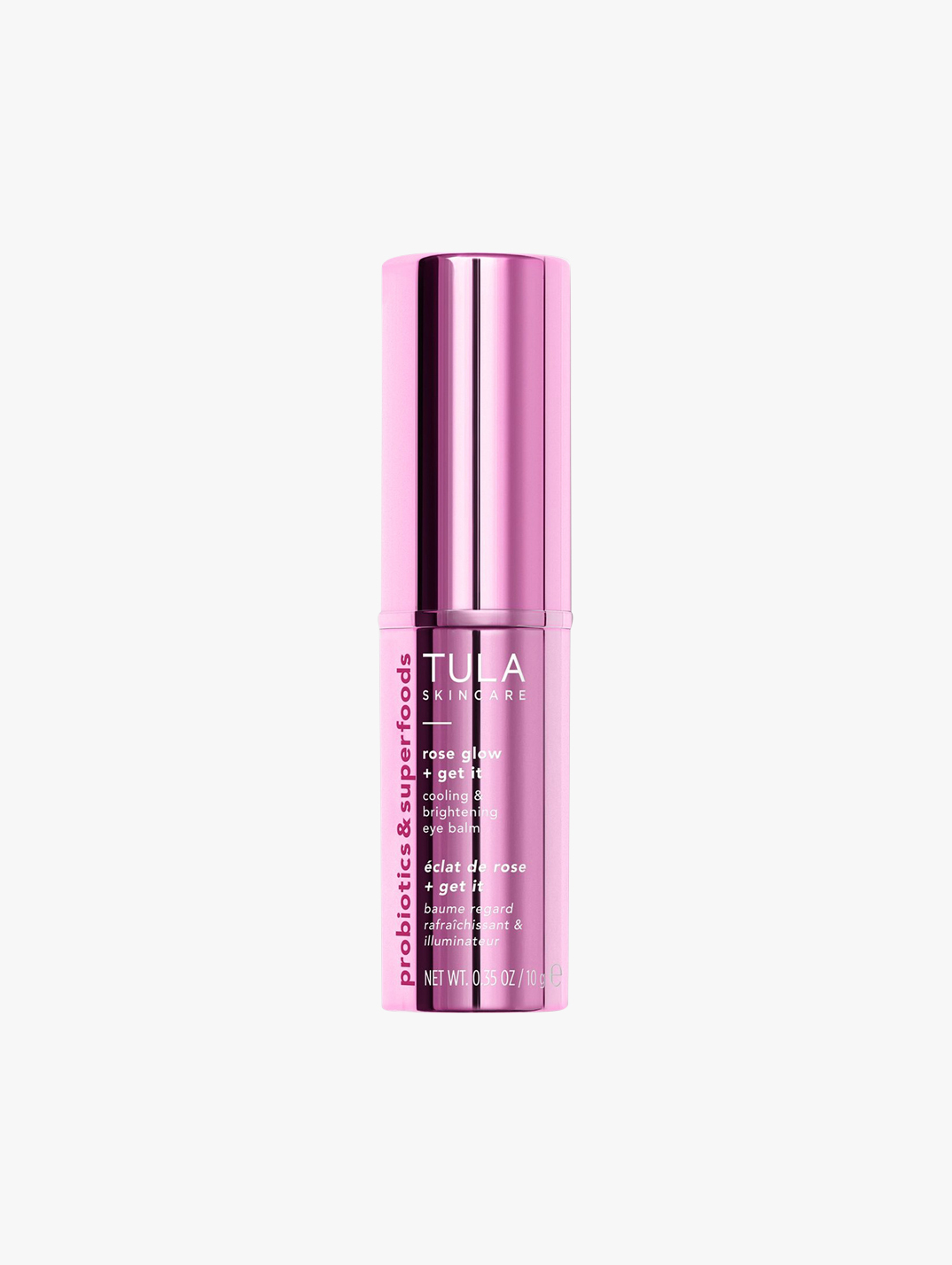 TULA Chrome Rose Glow + Get It Cooling & Brightening Eye Balm | MECCA