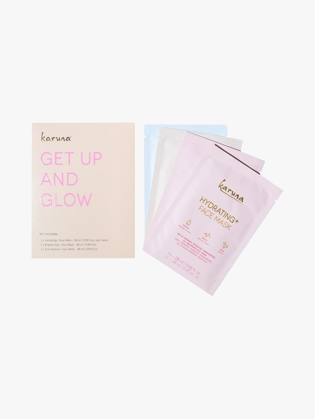Get Up and Glow 4 Piece Mask Set - KARUNA | MECCA