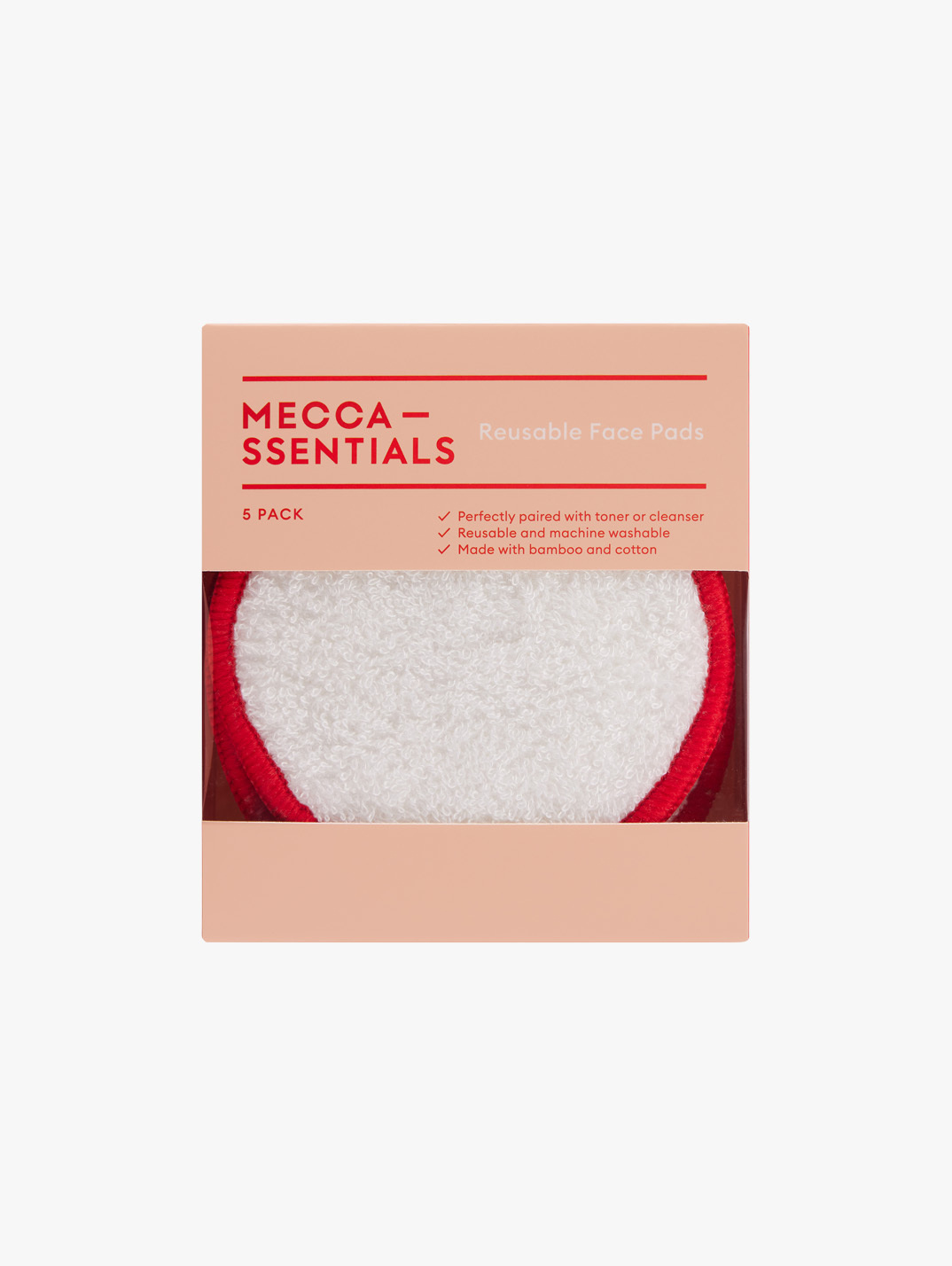 Mecca-ssentials Reusable Cleansing Face Pads | MECCA