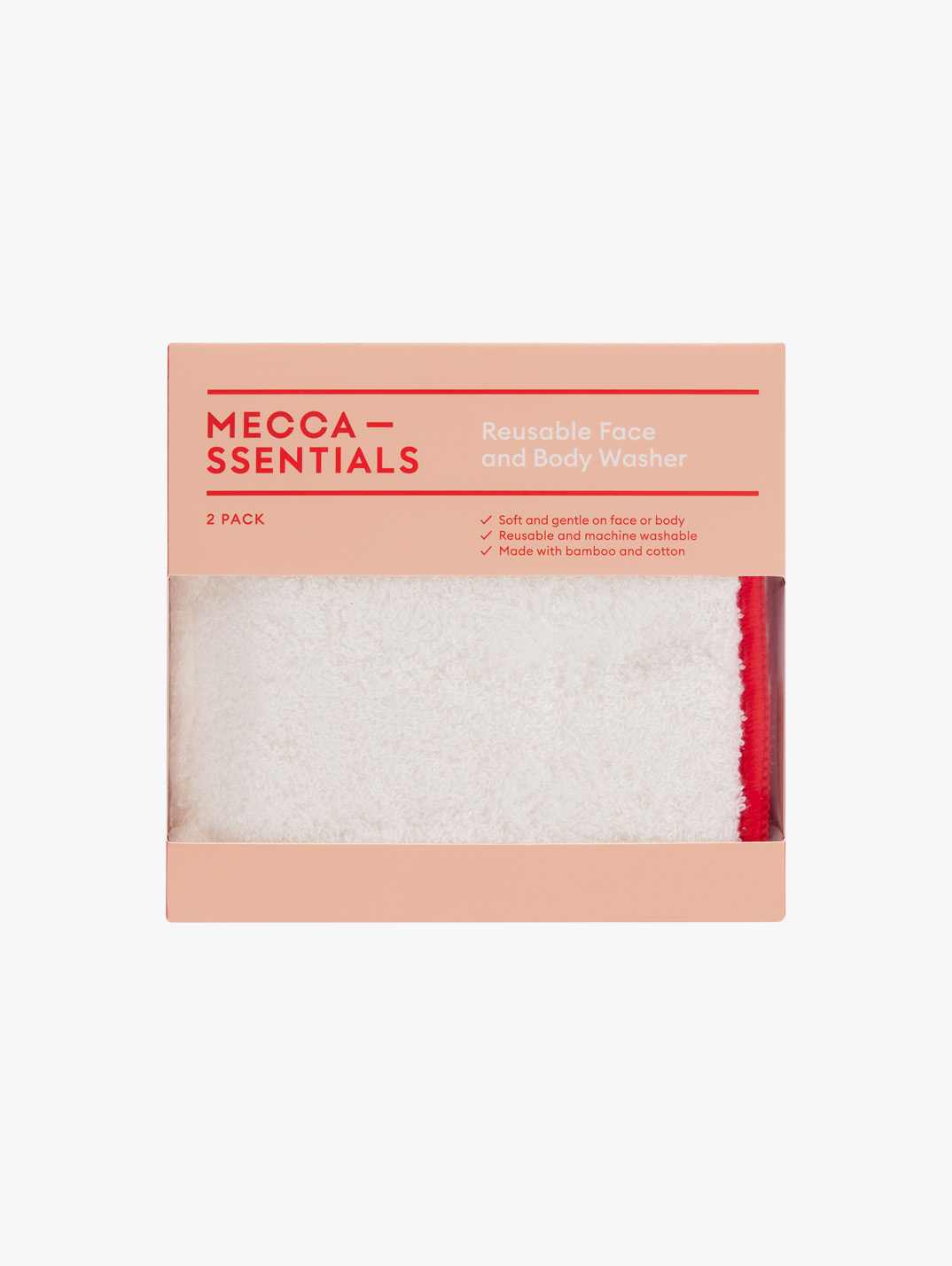 Mecca-ssentials Reusable Cleansing Face and Body Washers | MECCA
