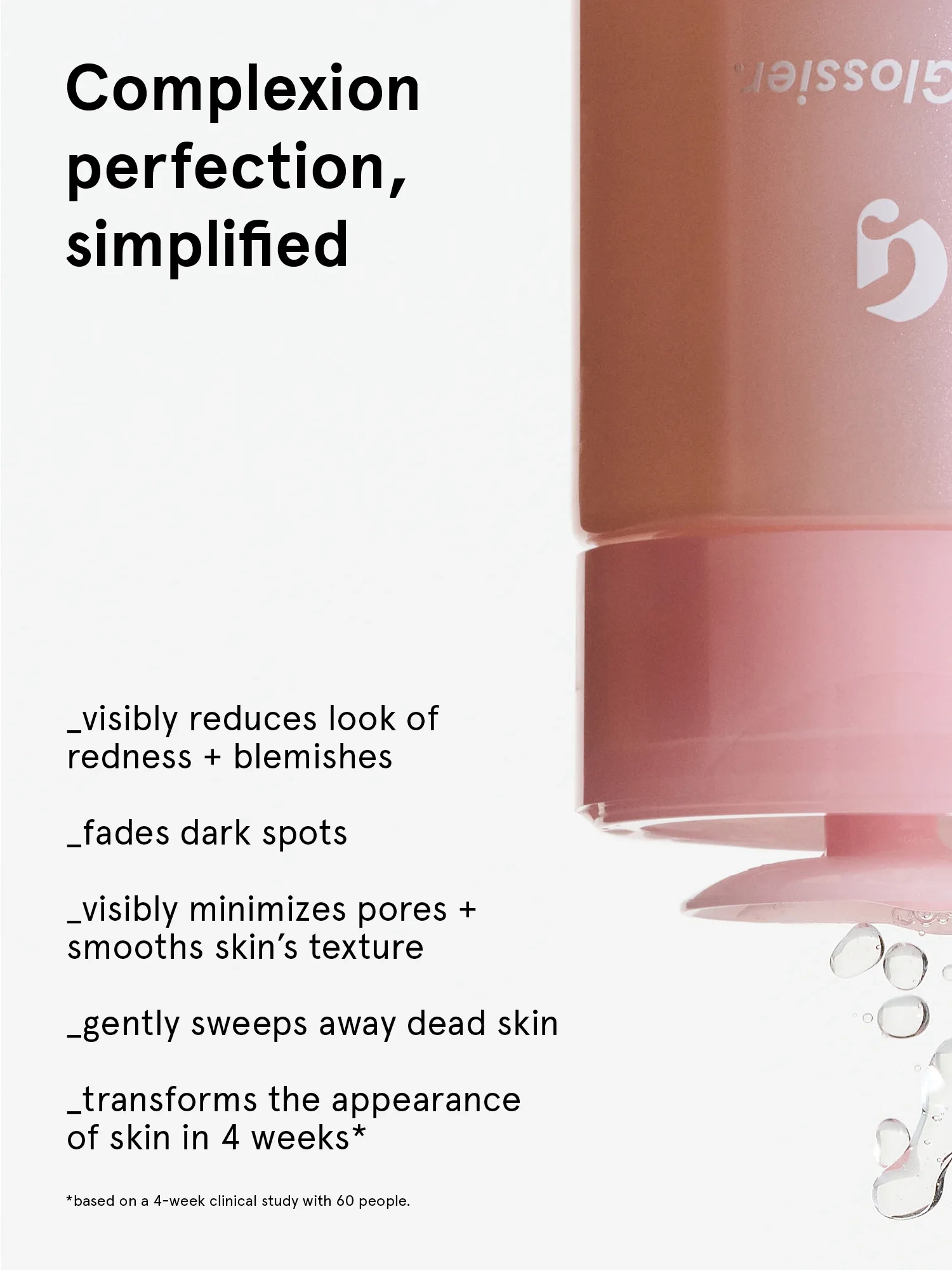 Glossier Solution Skin Perfecting Daily Chemical Exfoliator MECCA
