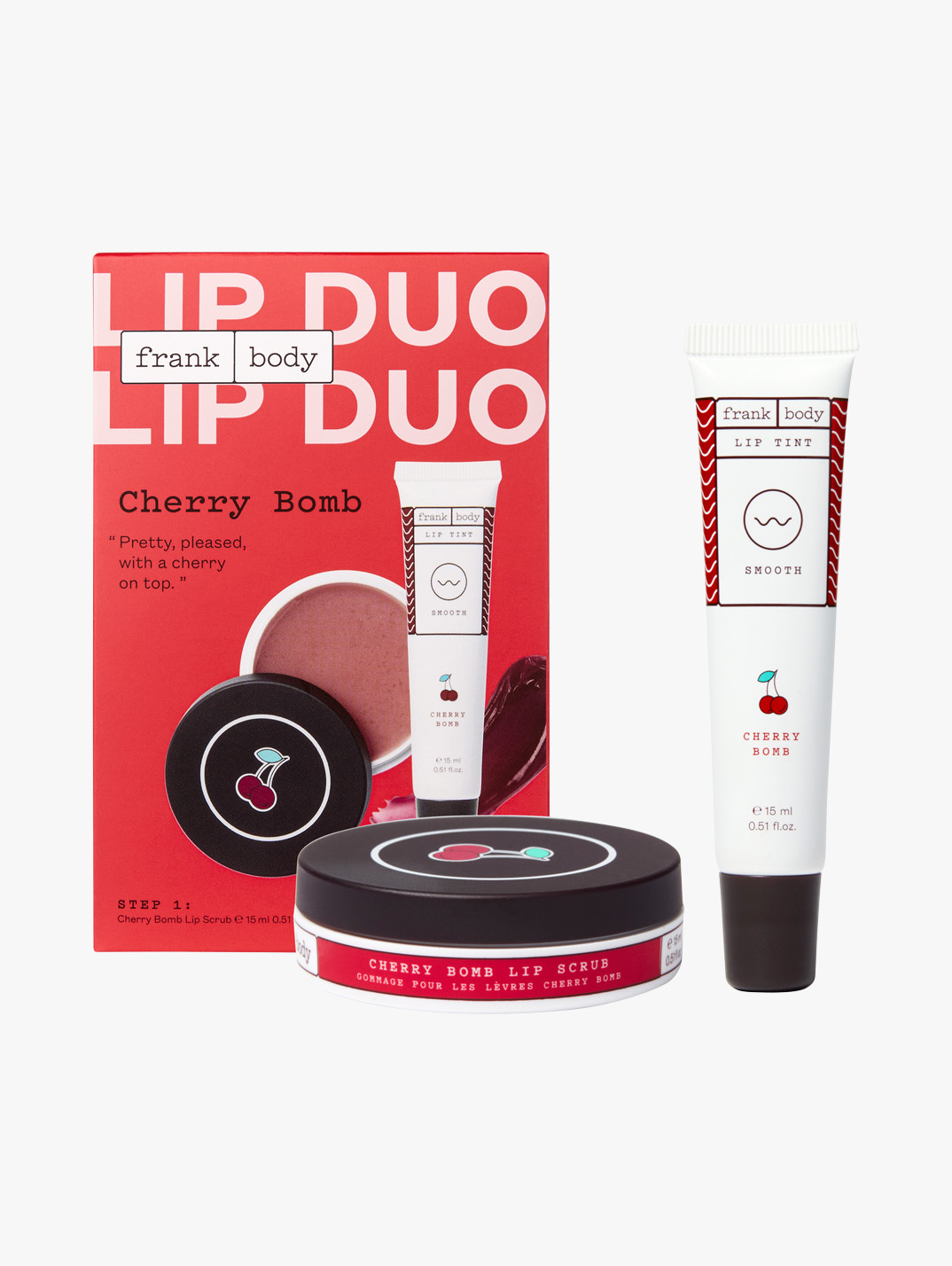 Frank Body Lip Duo Cherry Kit | MECCA