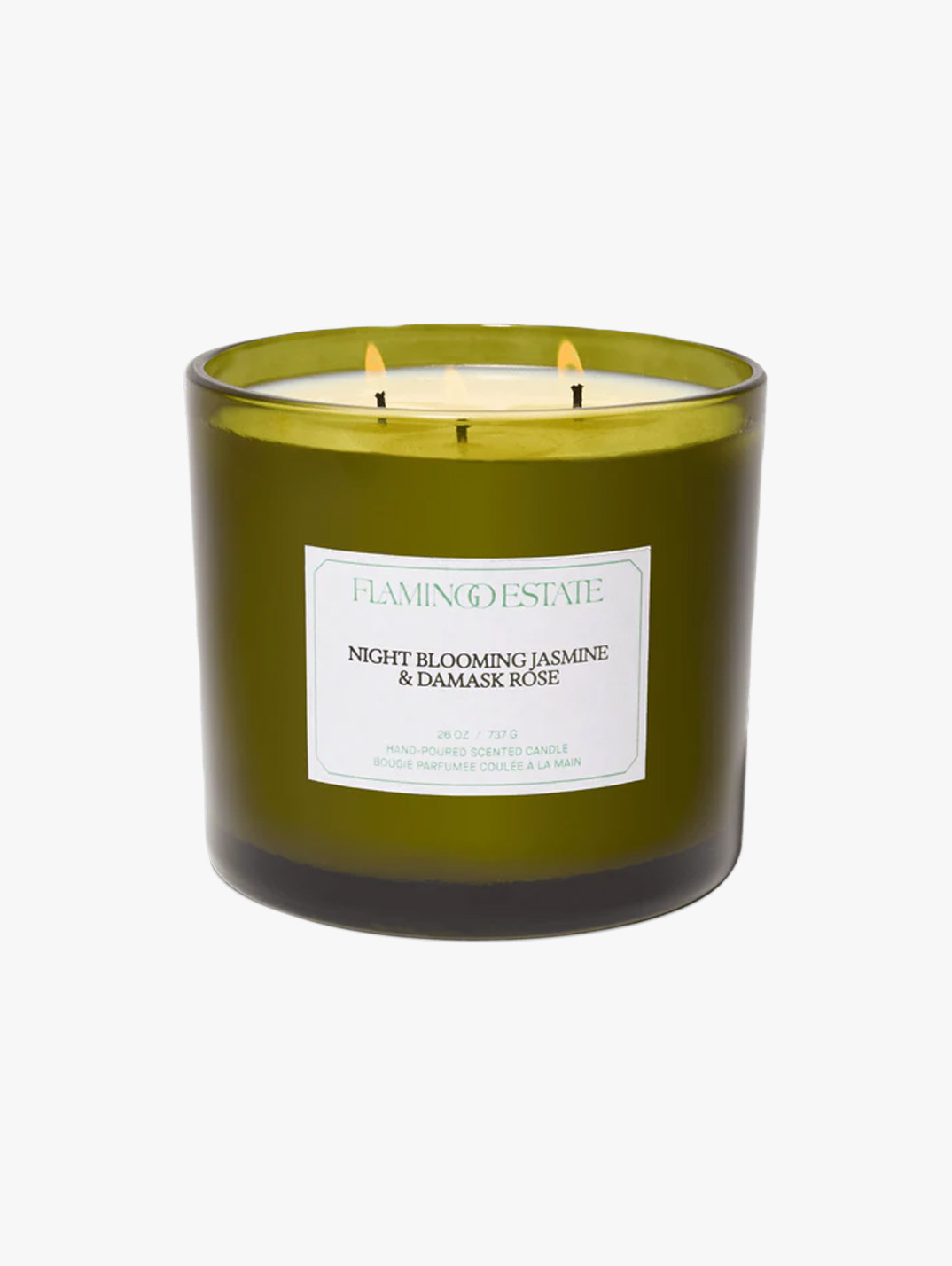 Flamingo Estate Night Blooming Jasmine Damask Rose Candle | MECCA