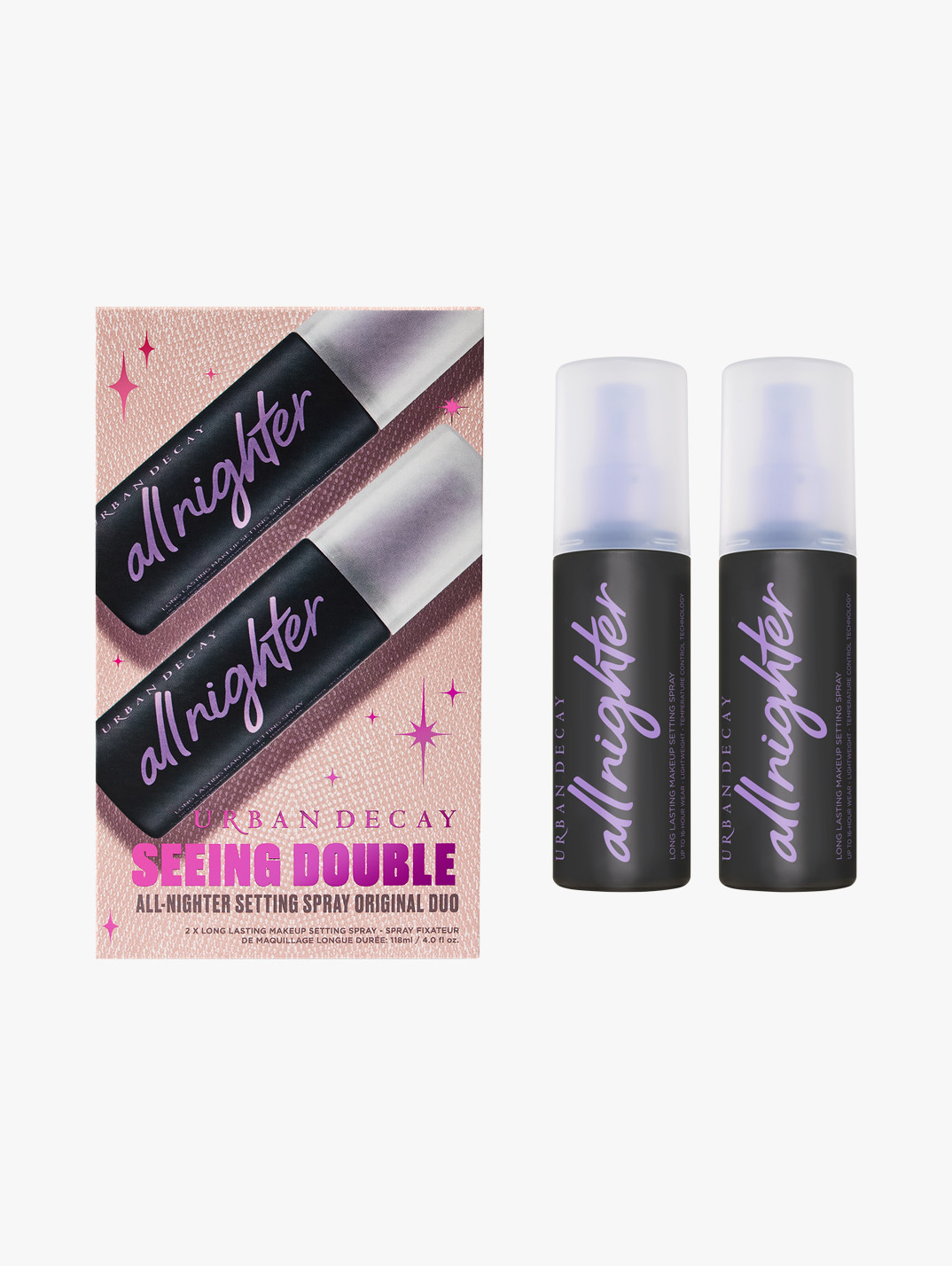Urban Decay Seeing Double All Nighter Setting Spray Duo | MECCA