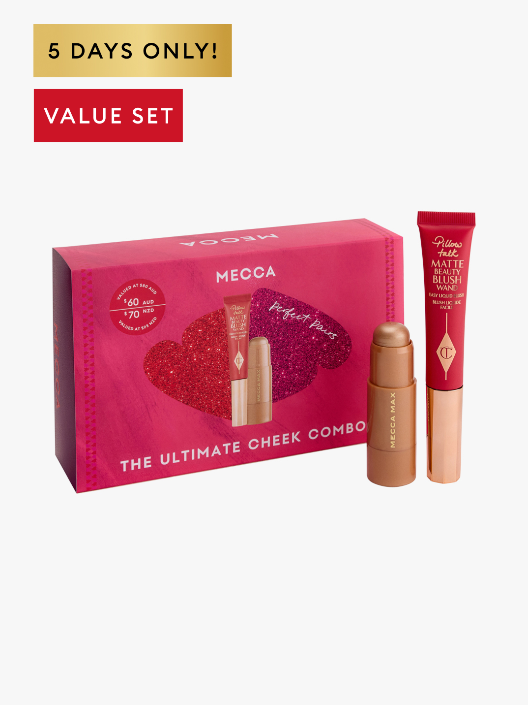 The MECCA Edit The Ultimate Cheek Combo Dream Pop, Champagne | MECCA